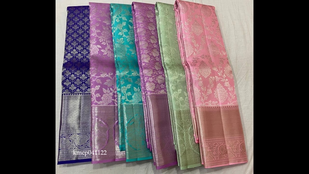 Restocked best selling silver zari silk sarees in pastel colors | To ...