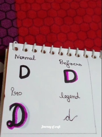 how to write d in normal / beginners / pro / legend #calligraphy #art # ...