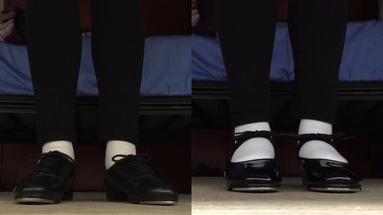 Tap Dancing No.100 Part 1 (Leather & Shiny Tap Shoes) - YouTube