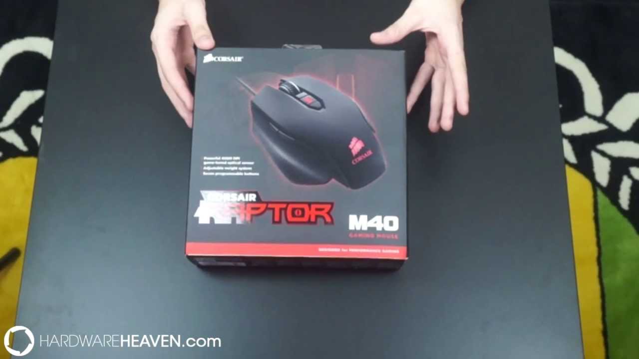 Corsair Raptor M30 and M40 Gaming Mice Review - YouTube