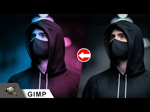 GIMP: Dual lighting effect with GIMP - YouTube