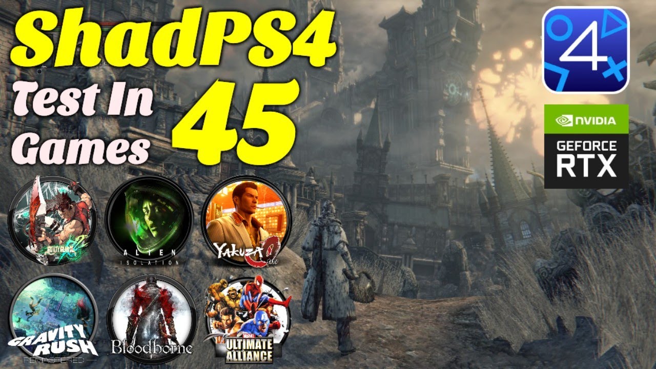 ShadPS4 | Test In 45 Games | PS4 Emulator On PC - YouTube