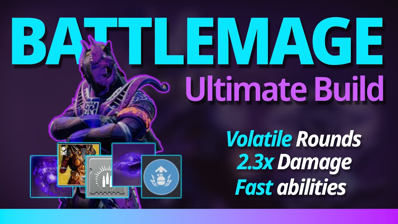 Battle mage - 2x damage volatile rounds melt and explode everything ...