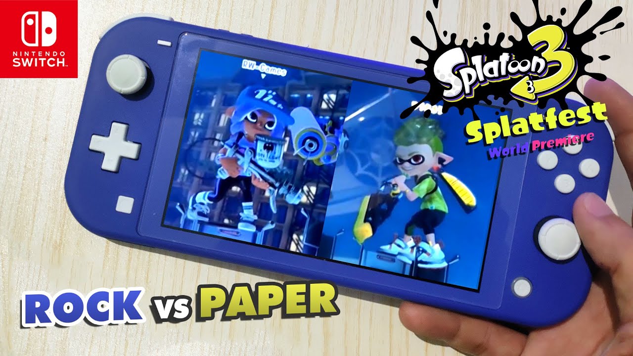 SPLATOON 3 - SPLATFEST WORLD PREMIERE | Team Rock vs Team Paper ...