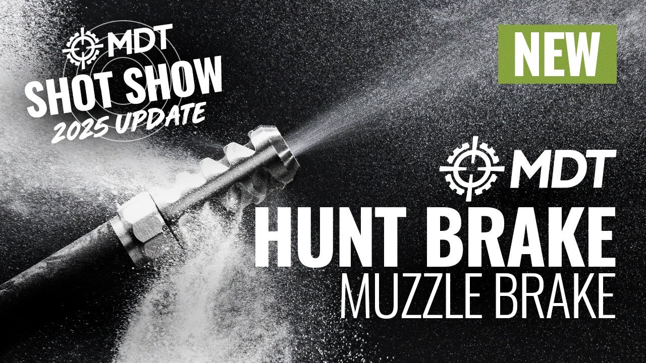 MDT 1.7 Ounce Hunting Brake // Shot Show 2025 - YouTube