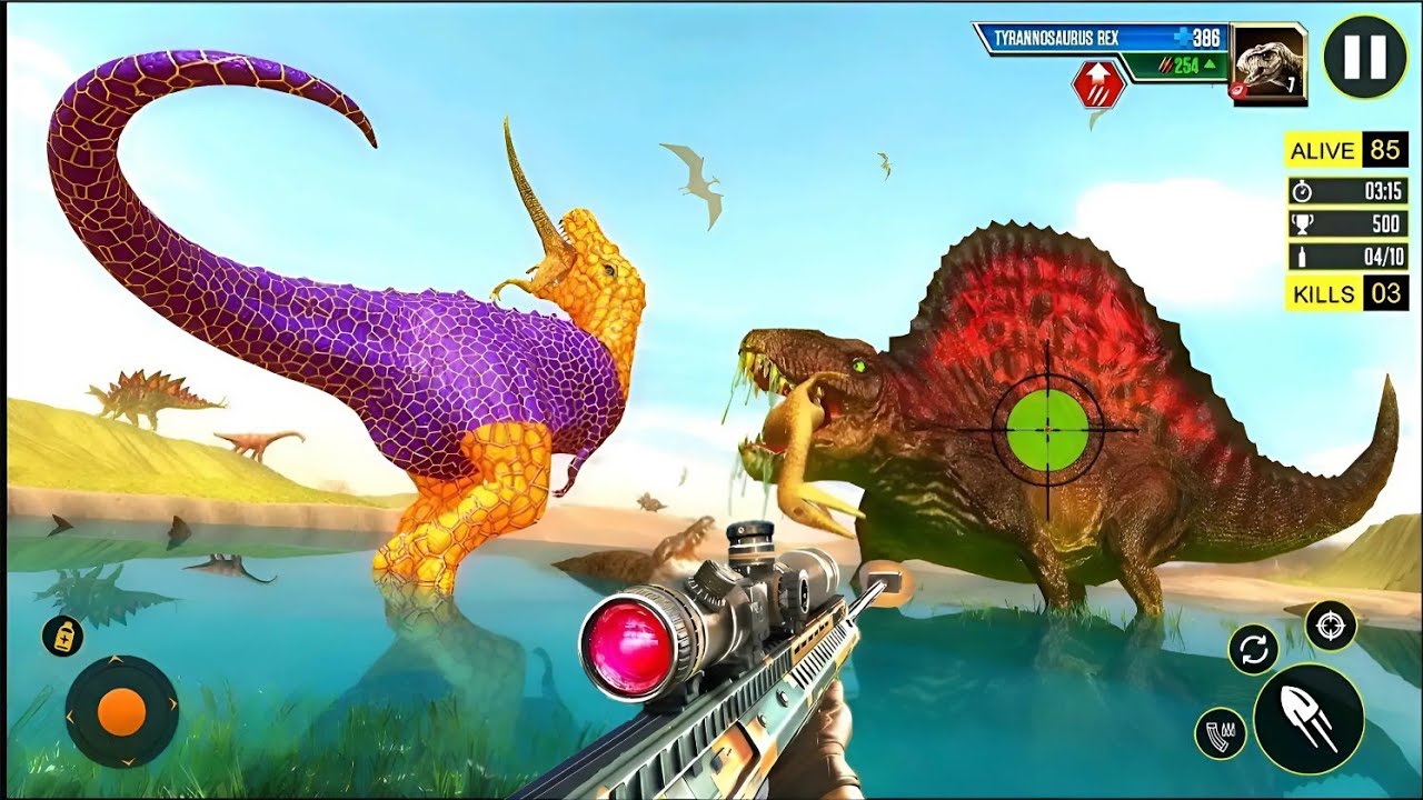 Wild Dino Hunting 3D Game – Android Gameplay - YouTube