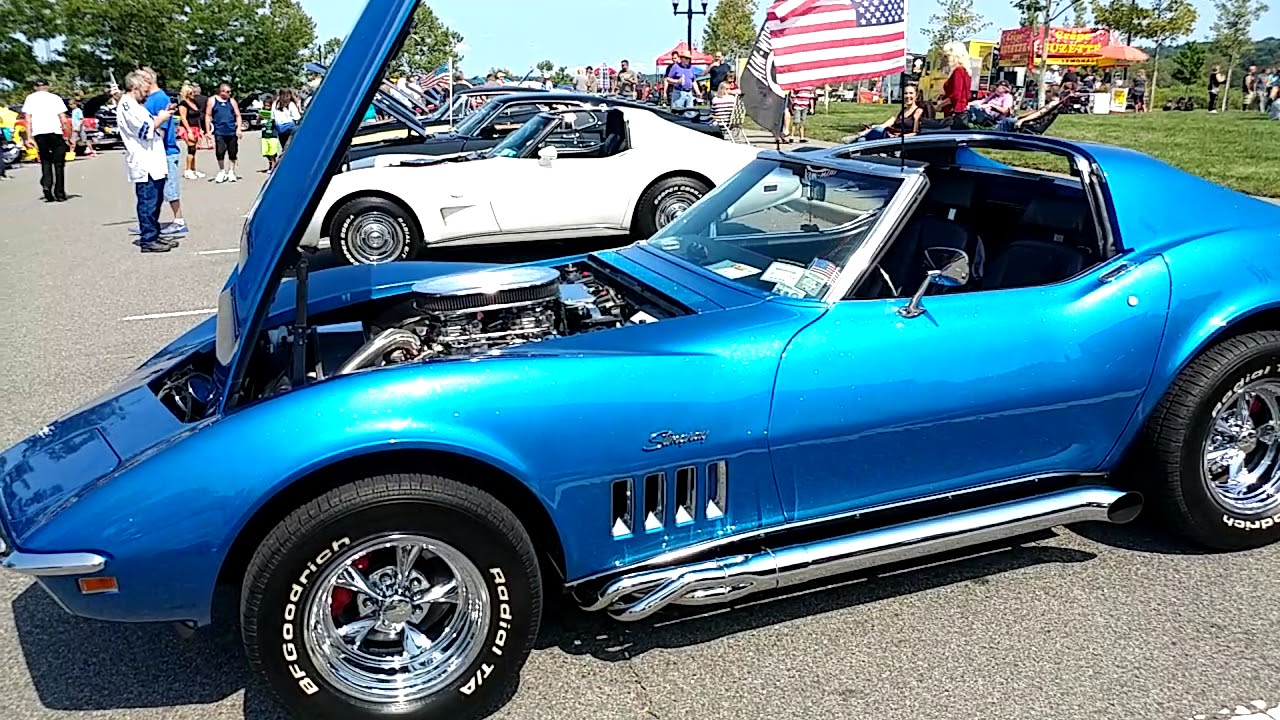 1969 METALLIC BLUE CHEVROLET CORVETTE STINGRAY T TOPS - YouTube