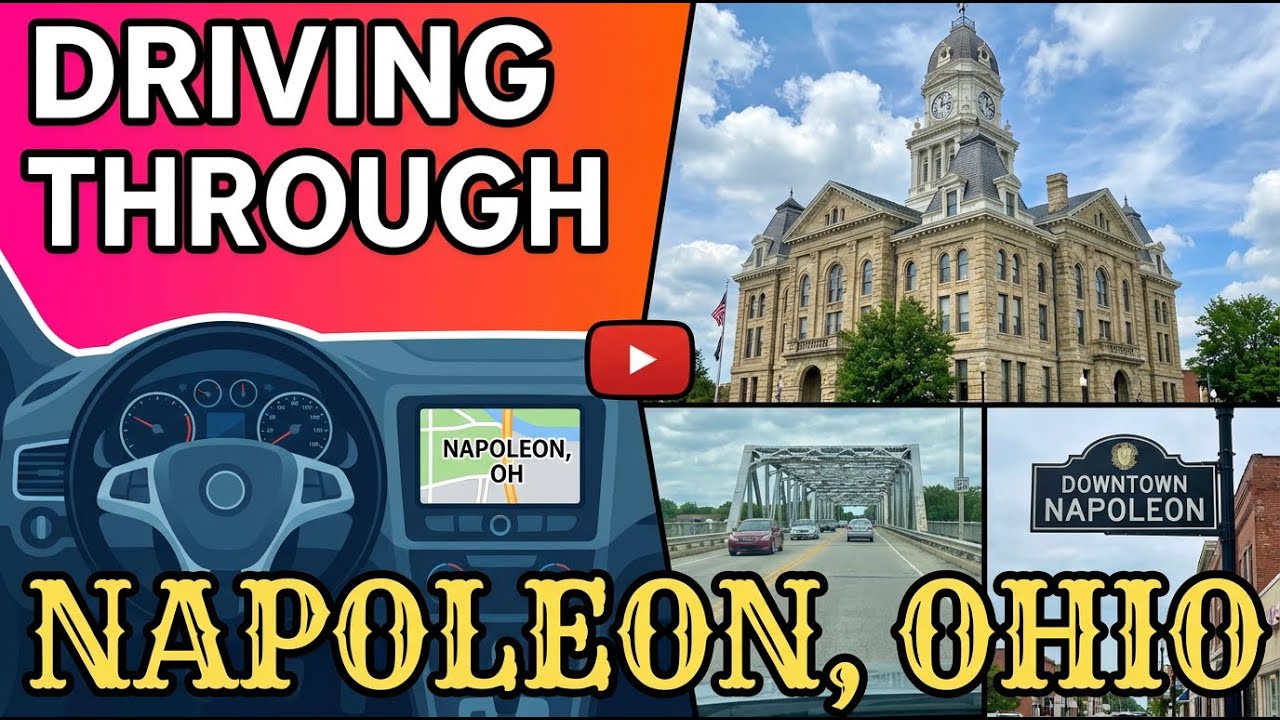Driving Through Napoleon, Ohio - YouTube