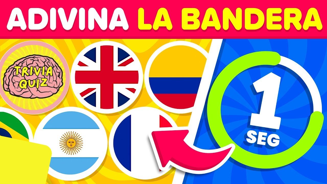 Adivina 25 Banderas en 5 Segundos Trivia Quiz de paises - Cultura ...