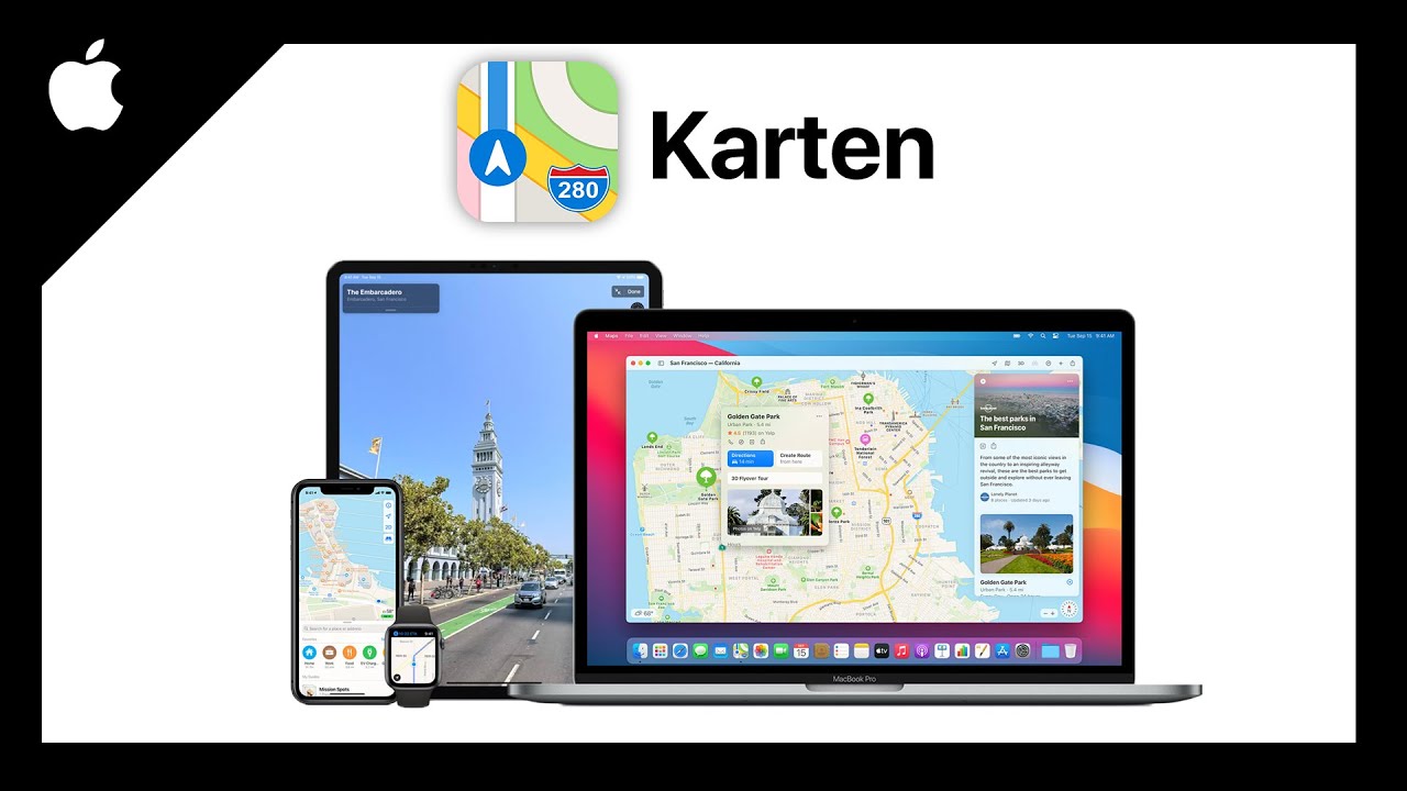 Apple Karten (Das Große Tutorial) Einfach Routen planen & Städte ...