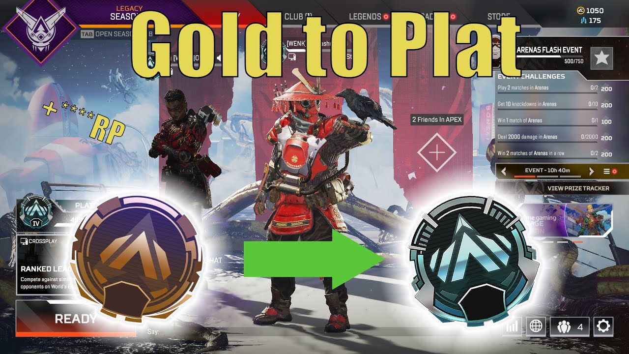 Ranked Journey GOLD TO PLAT - Apex Legends | Highlights - YouTube