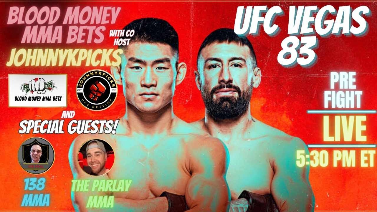 UFC Vegas 83 Live Pre-Show with Co-host JohnnyKpicks and special guests ...