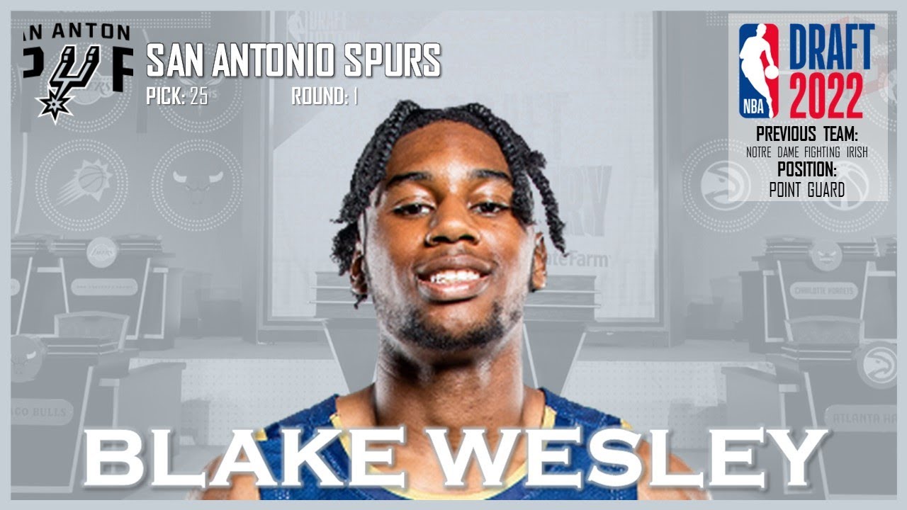 2022 NBA DRAFT: Blake Wesley | San Antonio Spurs - YouTube