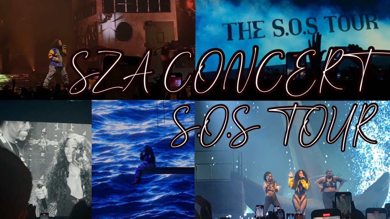 SZA CONCERT VLOG 🎙 S.O.S TOUR| get ready with me, almost getting lost ...