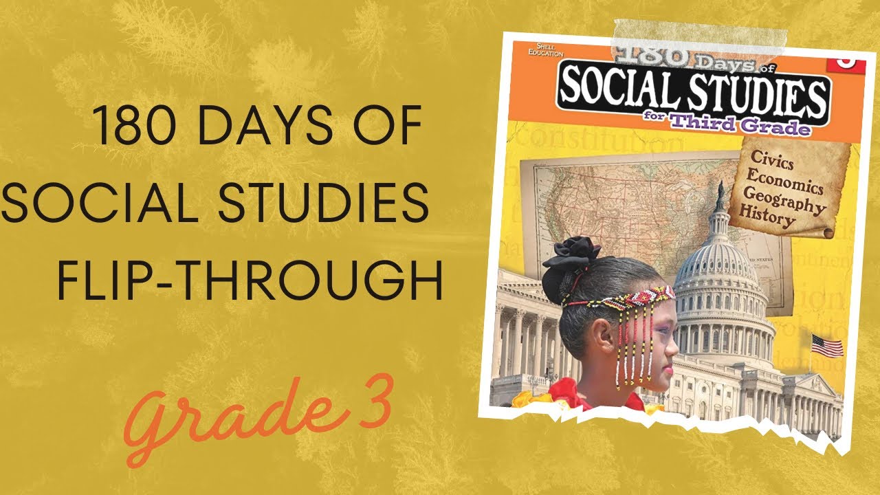 180 DAYS OF SOCIAL STUDIES THIRD GRADE FLIP THROUGH AND REVIEW - YouTube