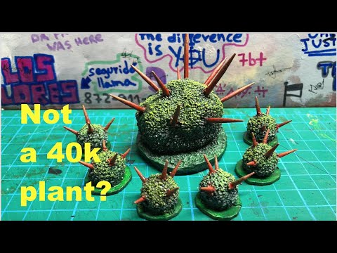 How to make a Warhammer 40K CACTI (for Rangers of Shadow Deep)! - YouTube