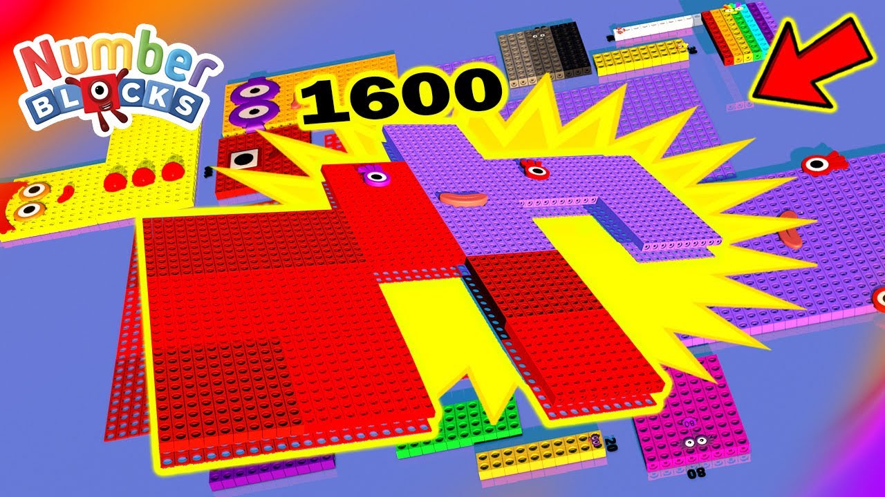 NUMBERBLOCKS PUZZLE Tetris Game 1600 Mathlink ASMR RAIN Fanmade ...