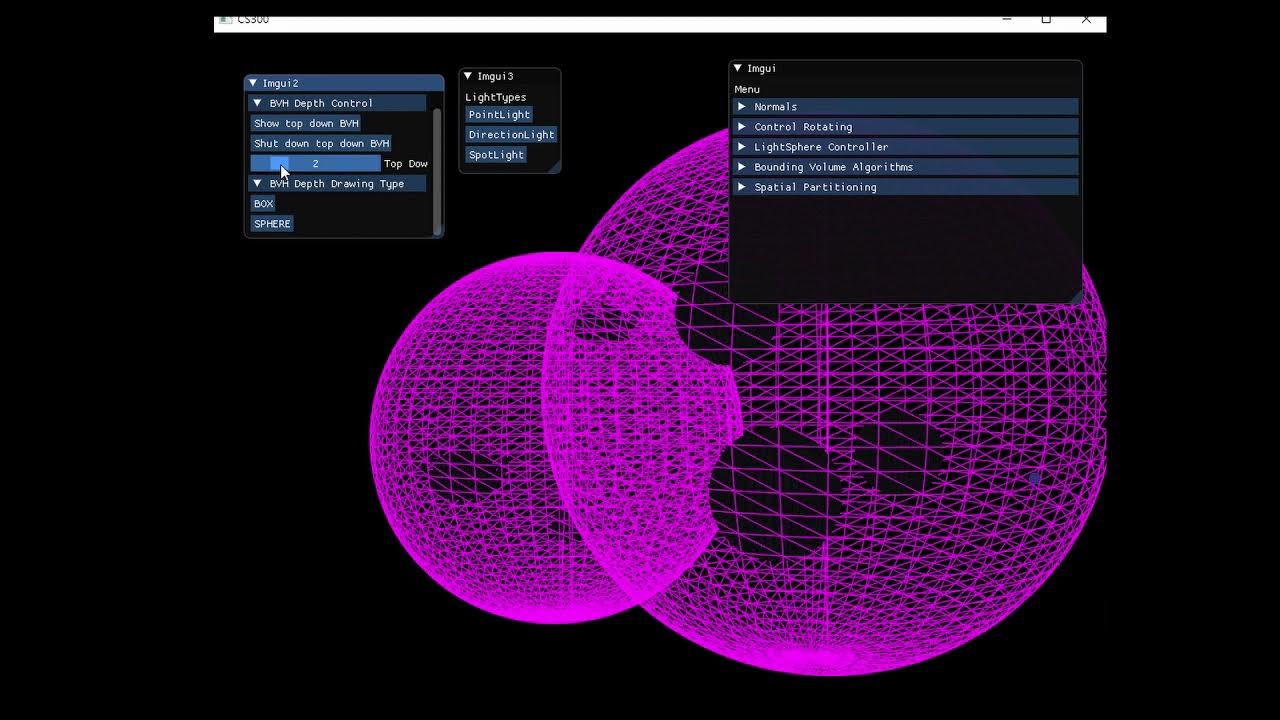 OpenGL - Bounding Volume/ Hierarchy - YouTube