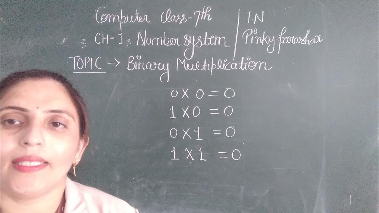class 7 Ch 1 number system topic-. Binary multiplication - YouTube