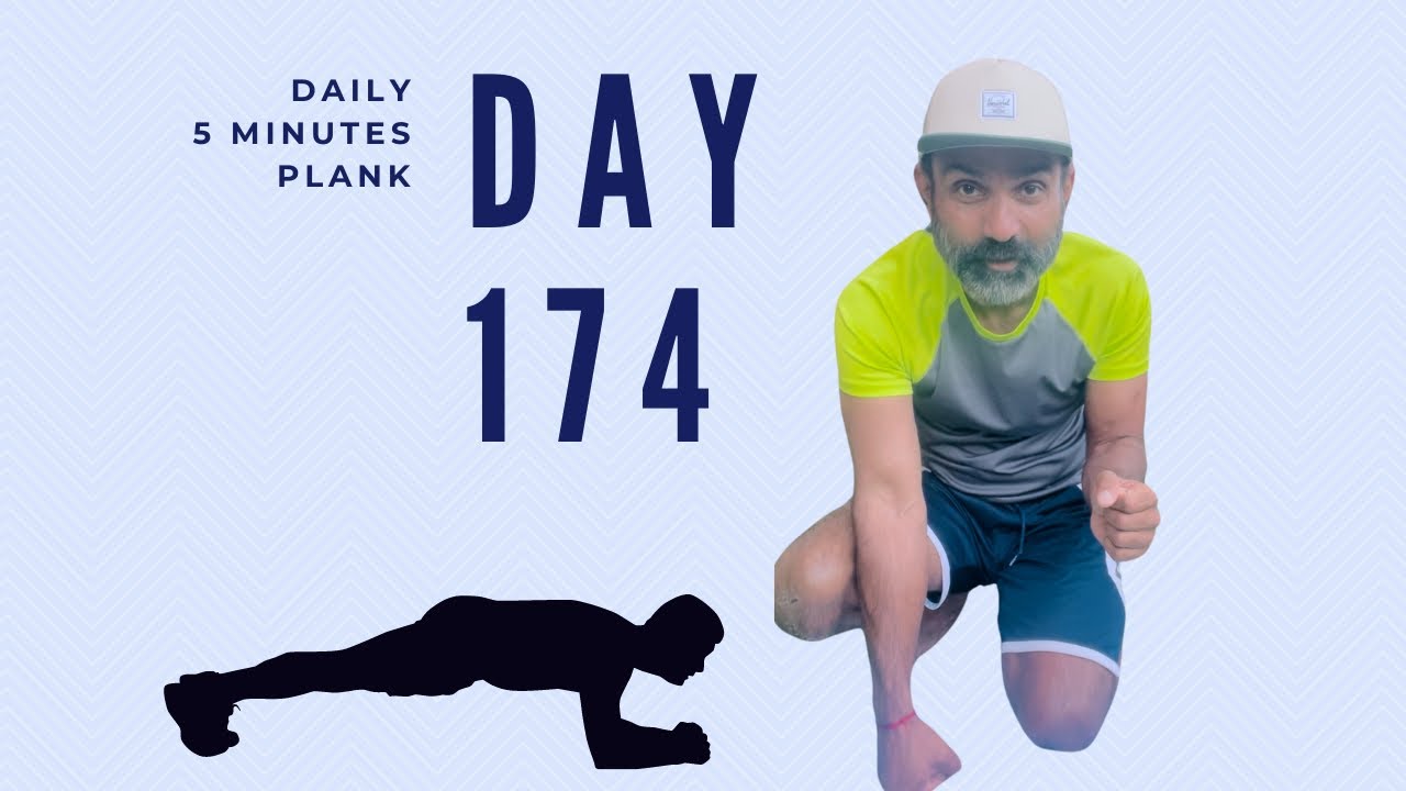 Day 174: Daily 5 minutes plank - YouTube