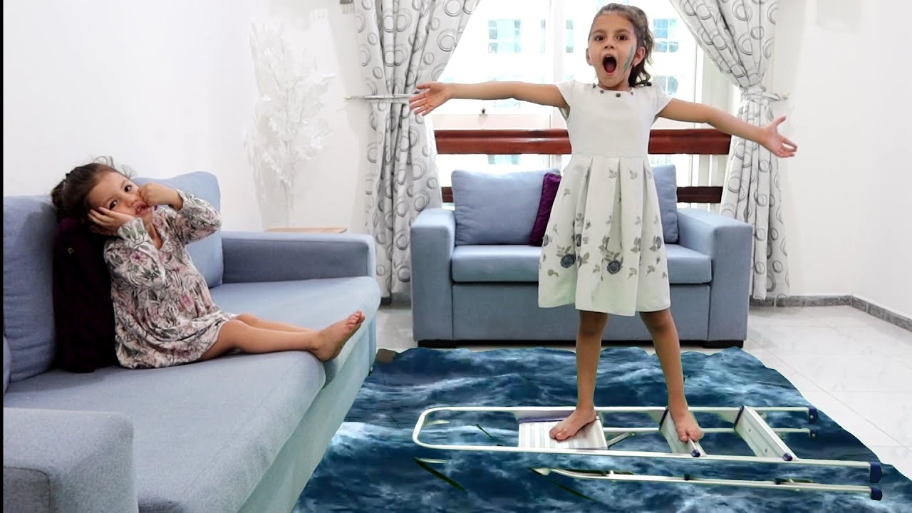 سوار انقذت ماسة من الغرق | sewar save masa from water | غرقوا البيت ...