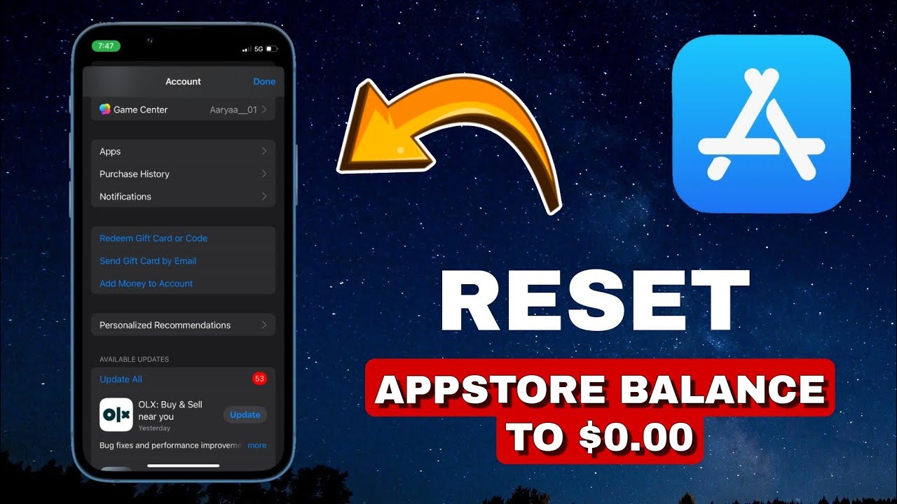 How to Reset App Store Balance to $0.00 on iPhone (UPDATED METHOD ...