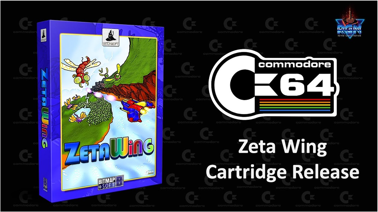 Zeta Wing (C64) - Bitmap Soft Release with Bonus Game! - YouTube