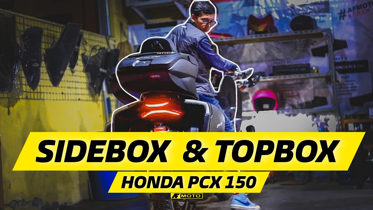 MODIFIKASI HONDA PCX 150 160 | TOPBOX | SIDEBOX - YouTube