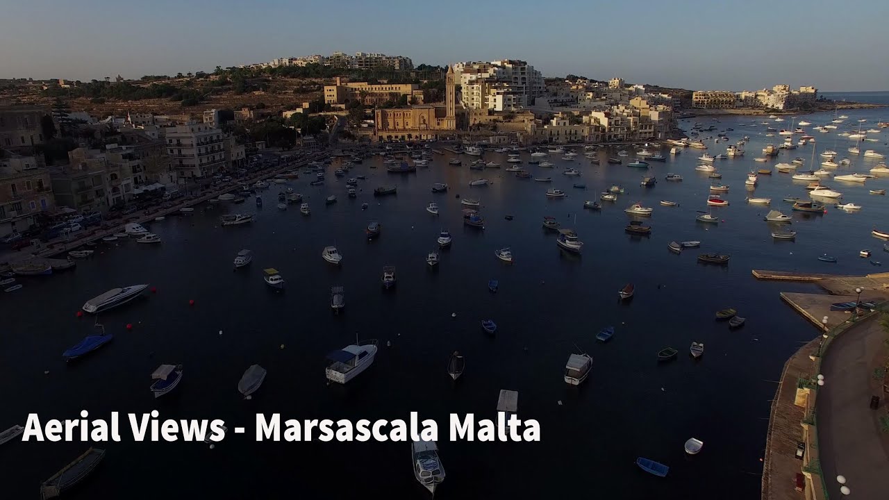 Marsascala Malta Aerial View HD 4K - BHV - YouTube