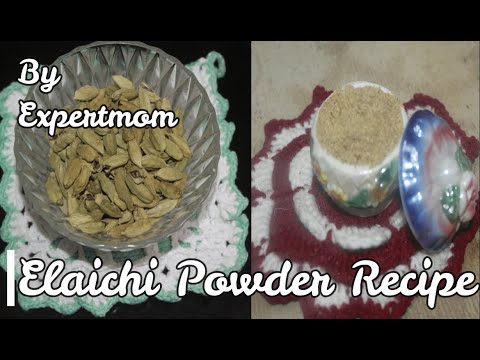 Elachi Powder Recipe by EXPERTMOM - YouTube