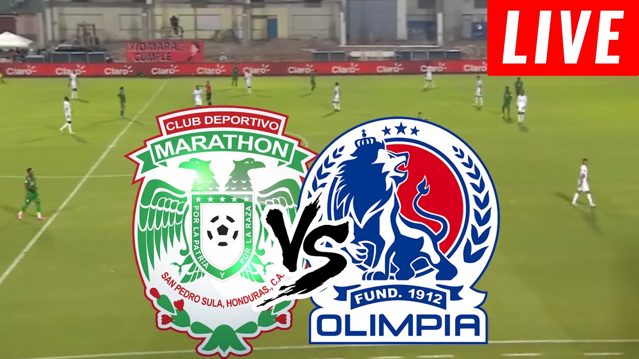 CD Marathon VS CD Olimpia EN VIVO Liga nacional de Honduras - YouTube