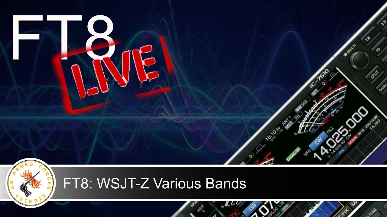 CombTech (M7TFT) - Live Stream - FT8 - WSJT-Z - YouTube