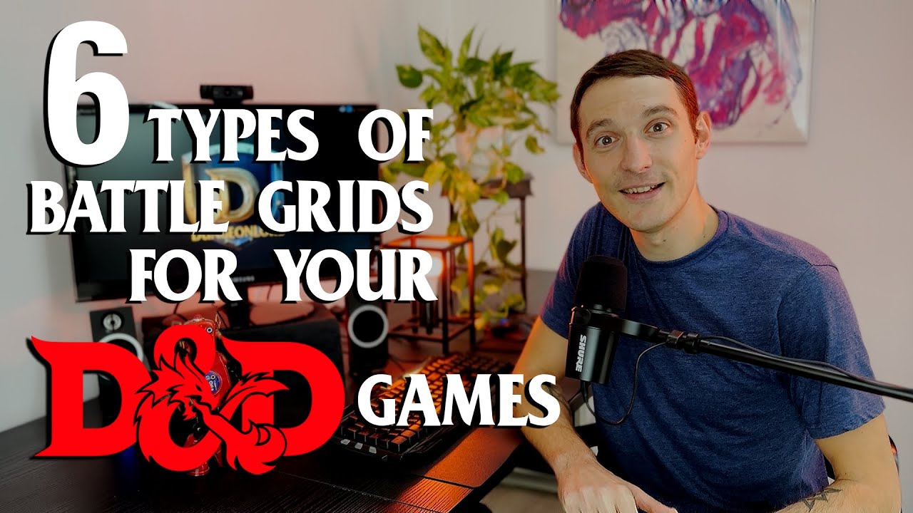 6 types of battle grids for your d&d games - YouTube