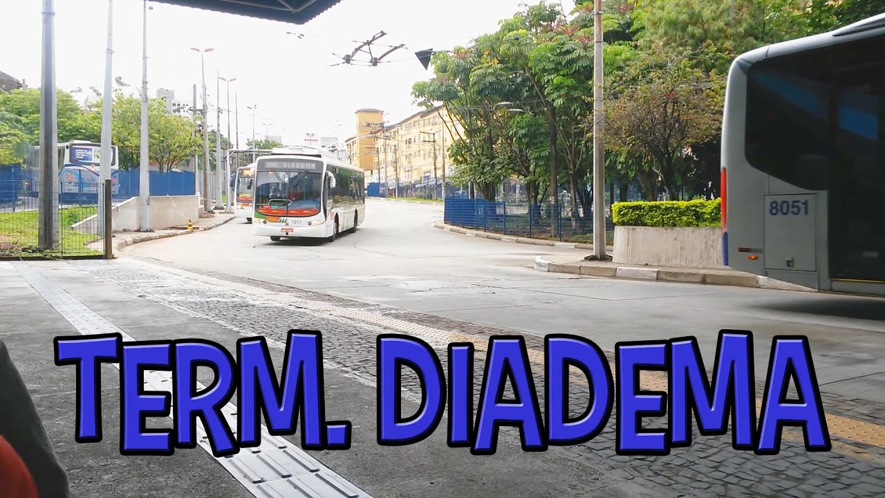 Metra no Terminal Diadema - Movimentação de Ônibus #34 - YouTube