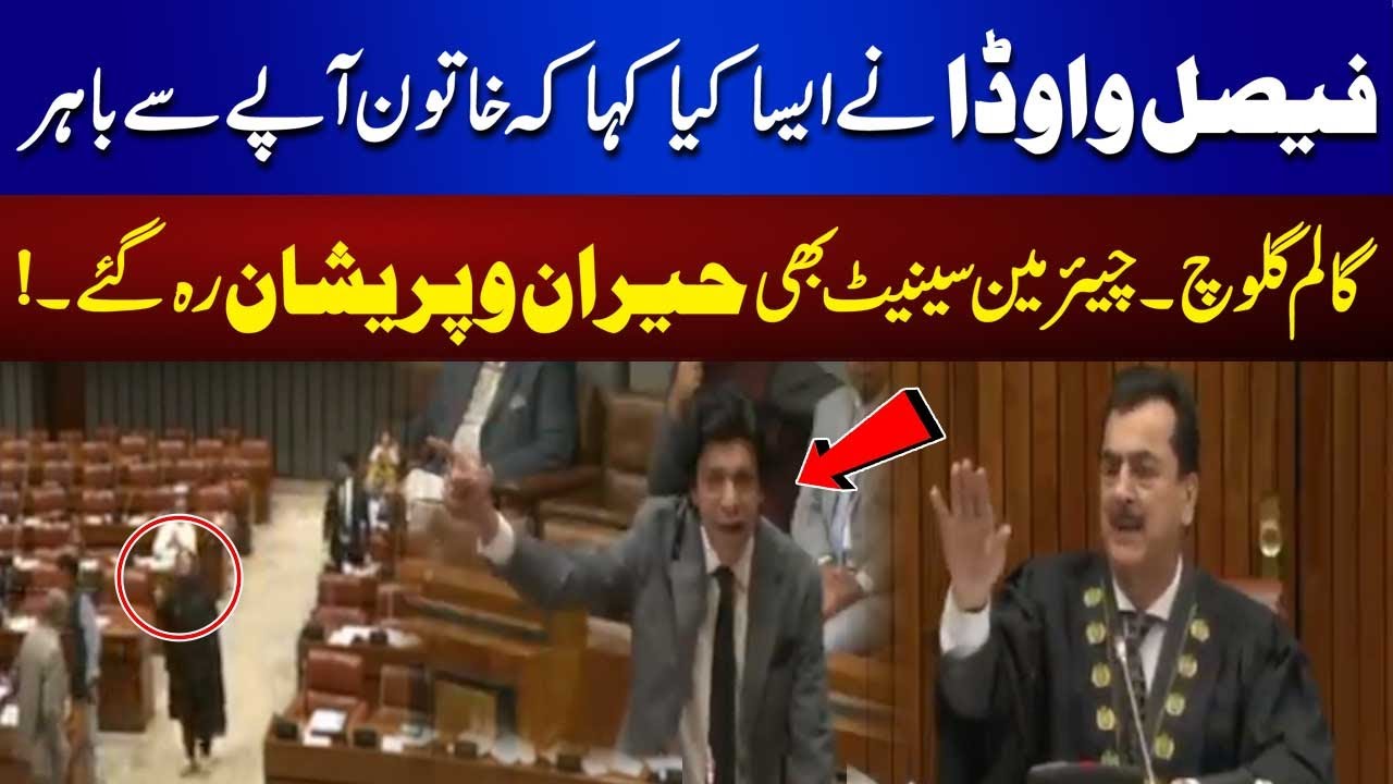 Faisal Vawda Heated Speech | Chairman Senate Surprised! | Latest ...