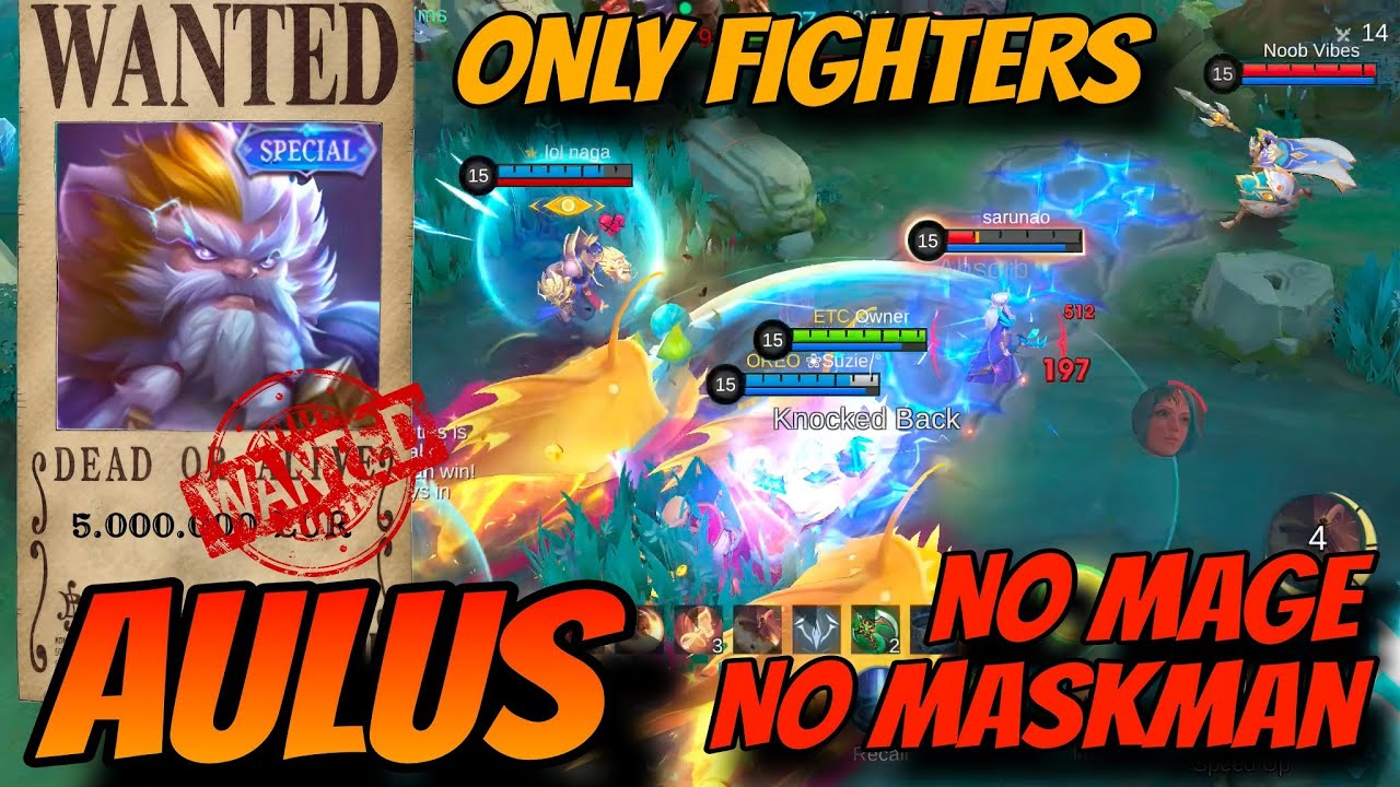 When I Meet All Psycho Player In MLBB !! ONLY FIGHTERS NO MAGE NO ...
