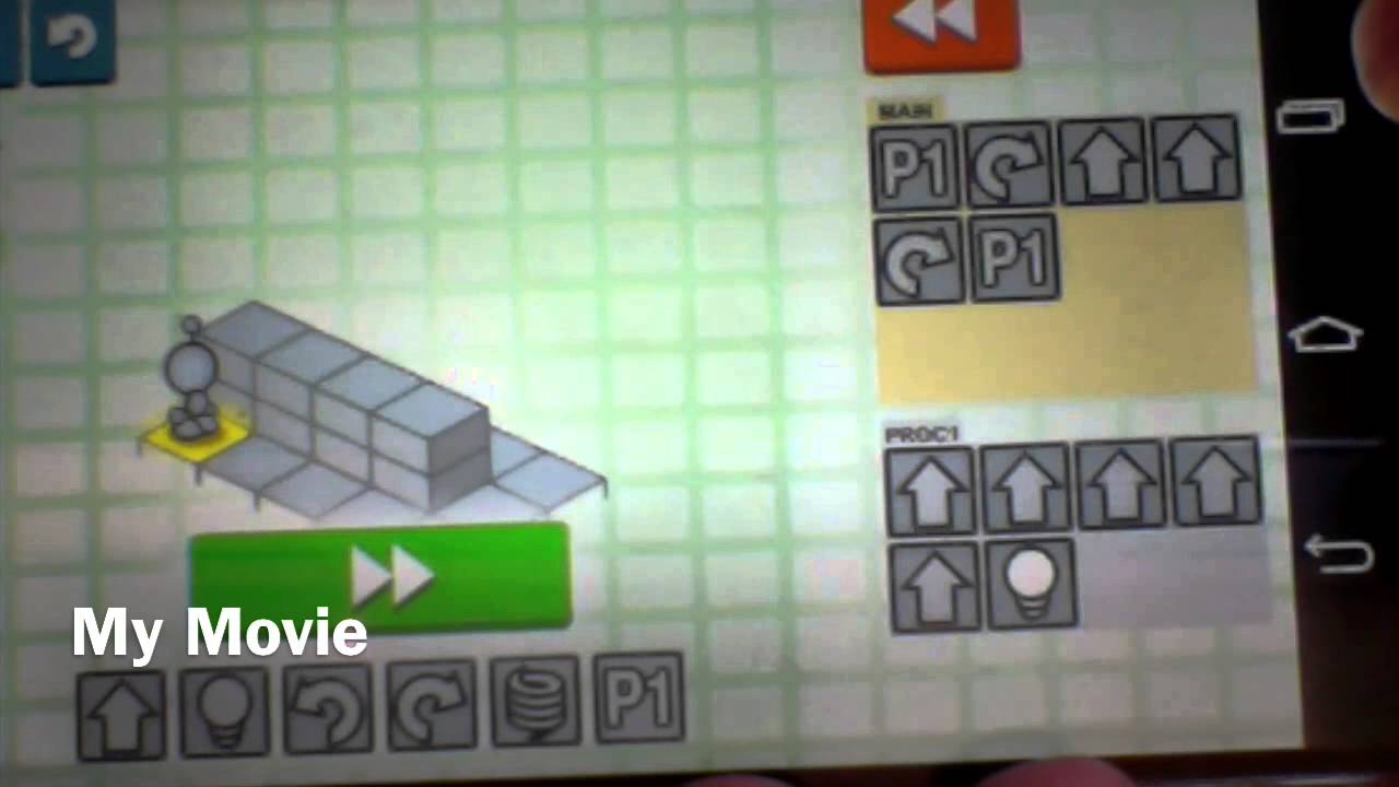 solutions for lightbot level 2 - YouTube