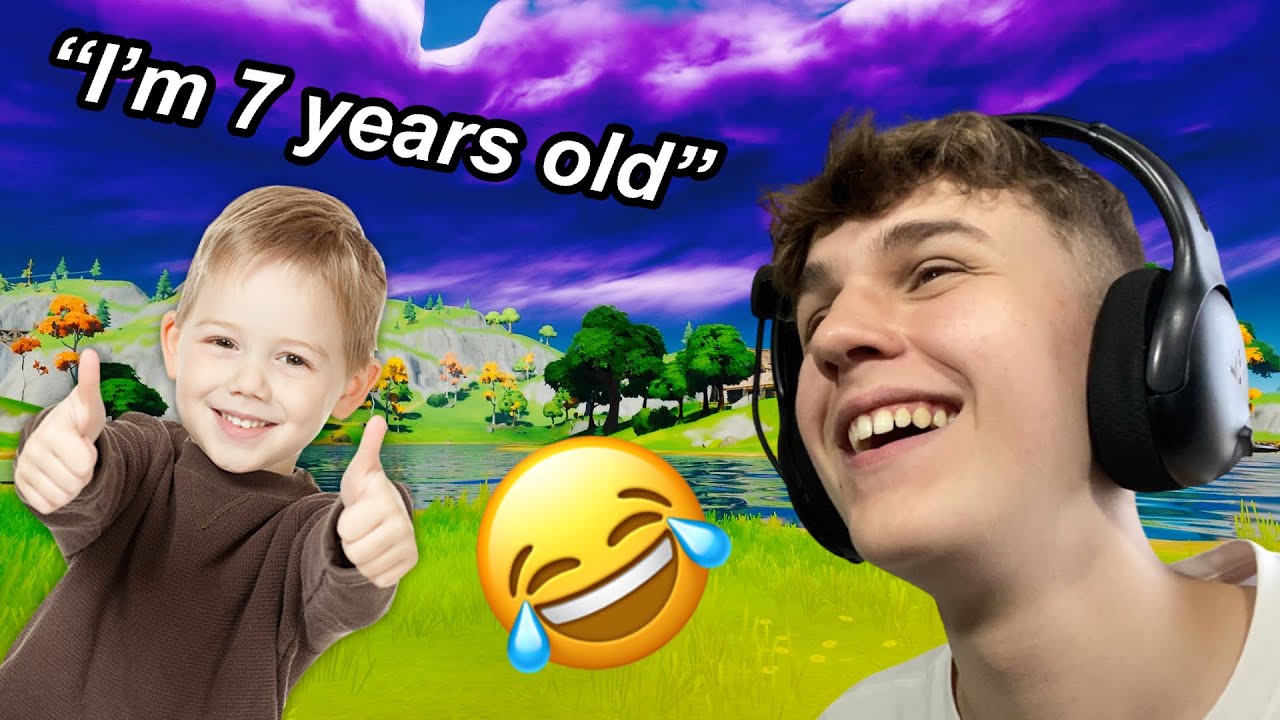 I MET THE FUNNIEST KID EVER ON FORTNITE - YouTube