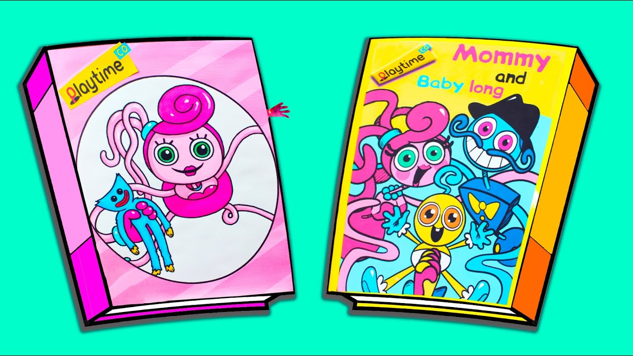 POPPY PLAYTIME STORY GAME BOOK Mommy long legs and Baby long legs - YouTube