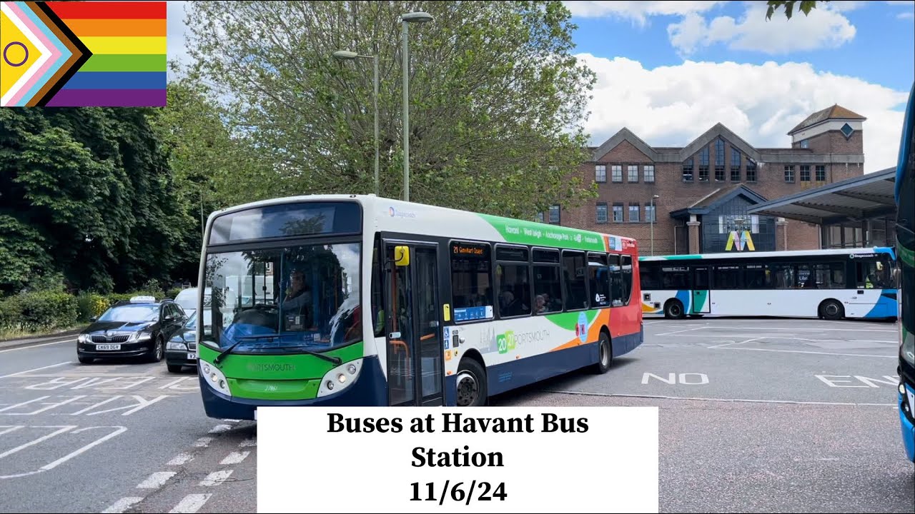 Buses at Havant Bus Station 11/6/24 🟢 - YouTube