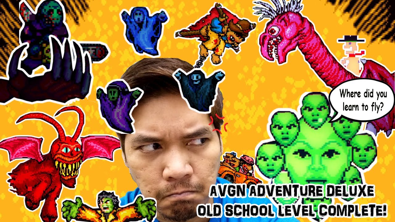 AVGN ADVENTURE DELUXE OLD SCHOOL LEVEL (HARD LEVEL DIFFICULTY) - FINISH ...