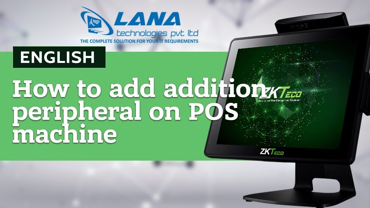 How to add addition peripheral on POS (English) - YouTube