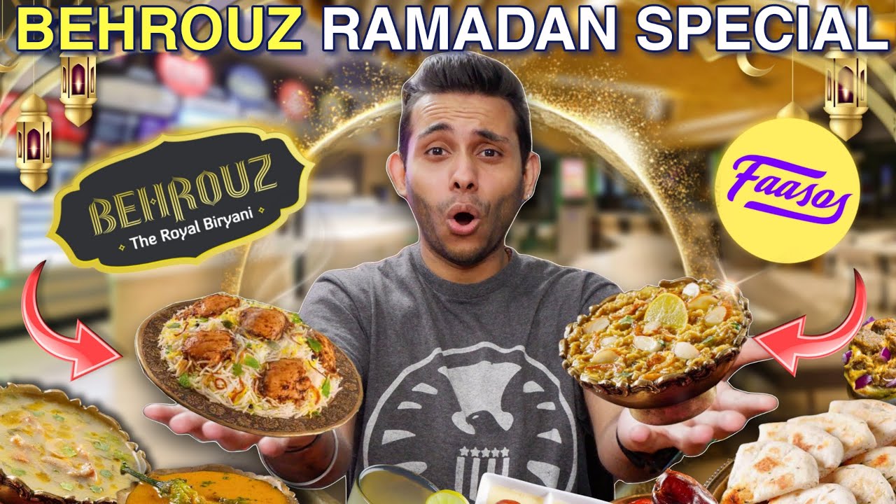 Behrouz Biryani Ramadan Iftar Box Taste Test | Faasos Ramadan Menu ...