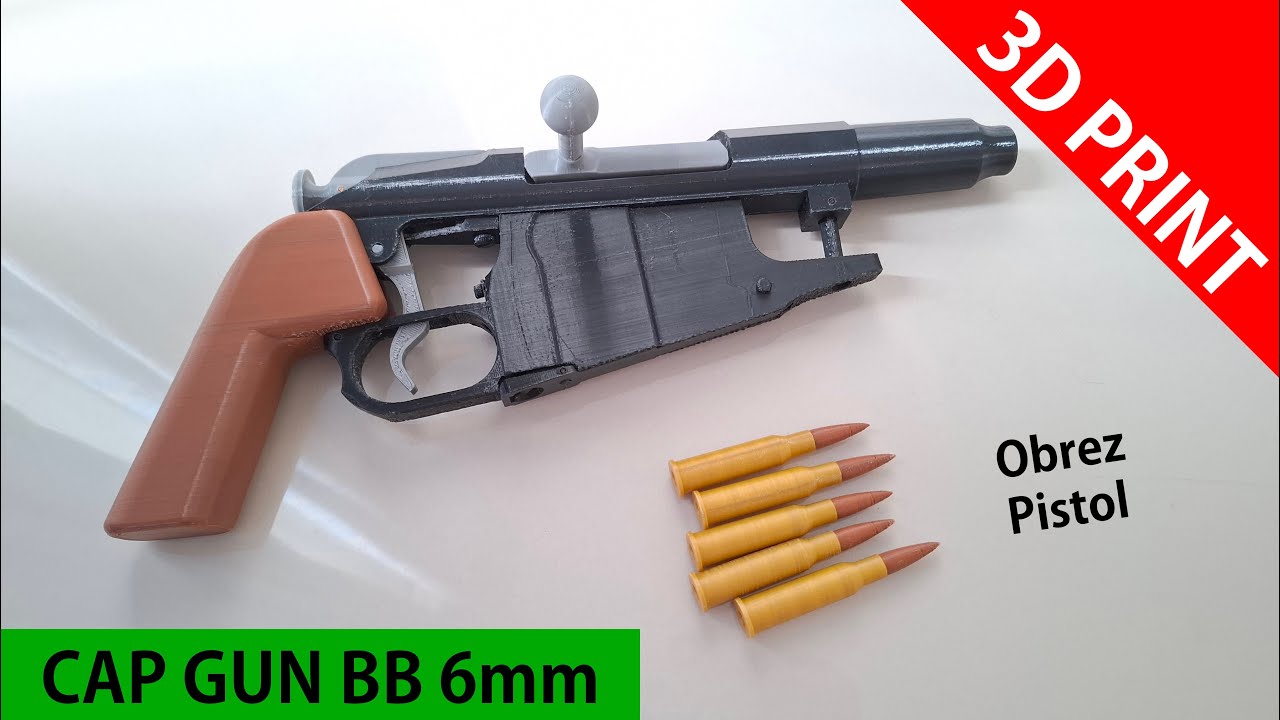 Mosin Nagant Obrez Pistol Shell Ejecting Cap Gun BB 6mm - YouTube
