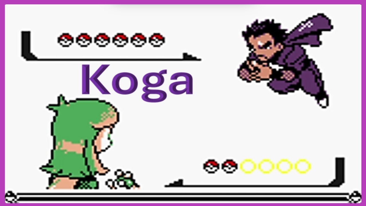 Koga Rematch [Hard] Pokemon Static Yellow - YouTube