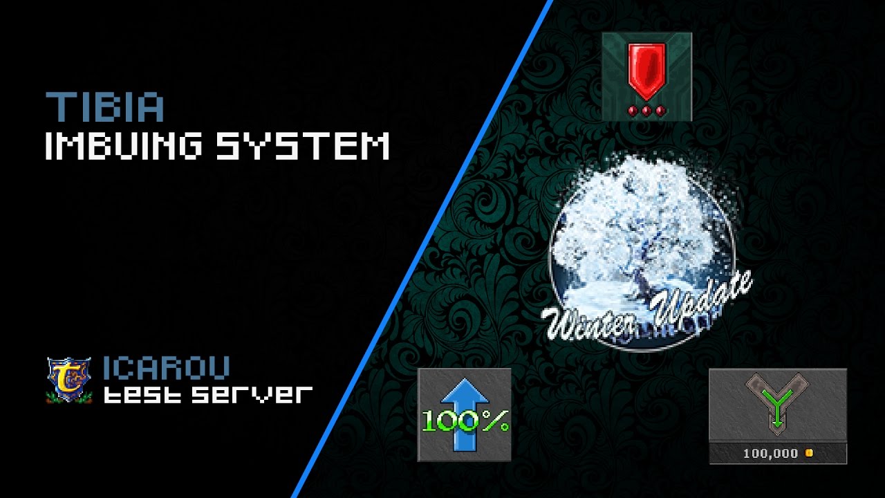 Tibia - Imbuing System (Winter Update 2016 Test Server) - YouTube