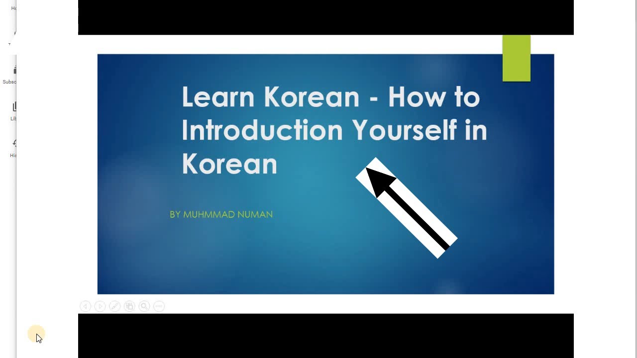 Learn Korean-How to Introduction Yourself In Korean - YouTube