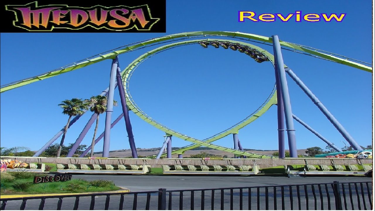 Medusa Review - B &M Floorless Coaster Six Flags Discovery Kingdom ...