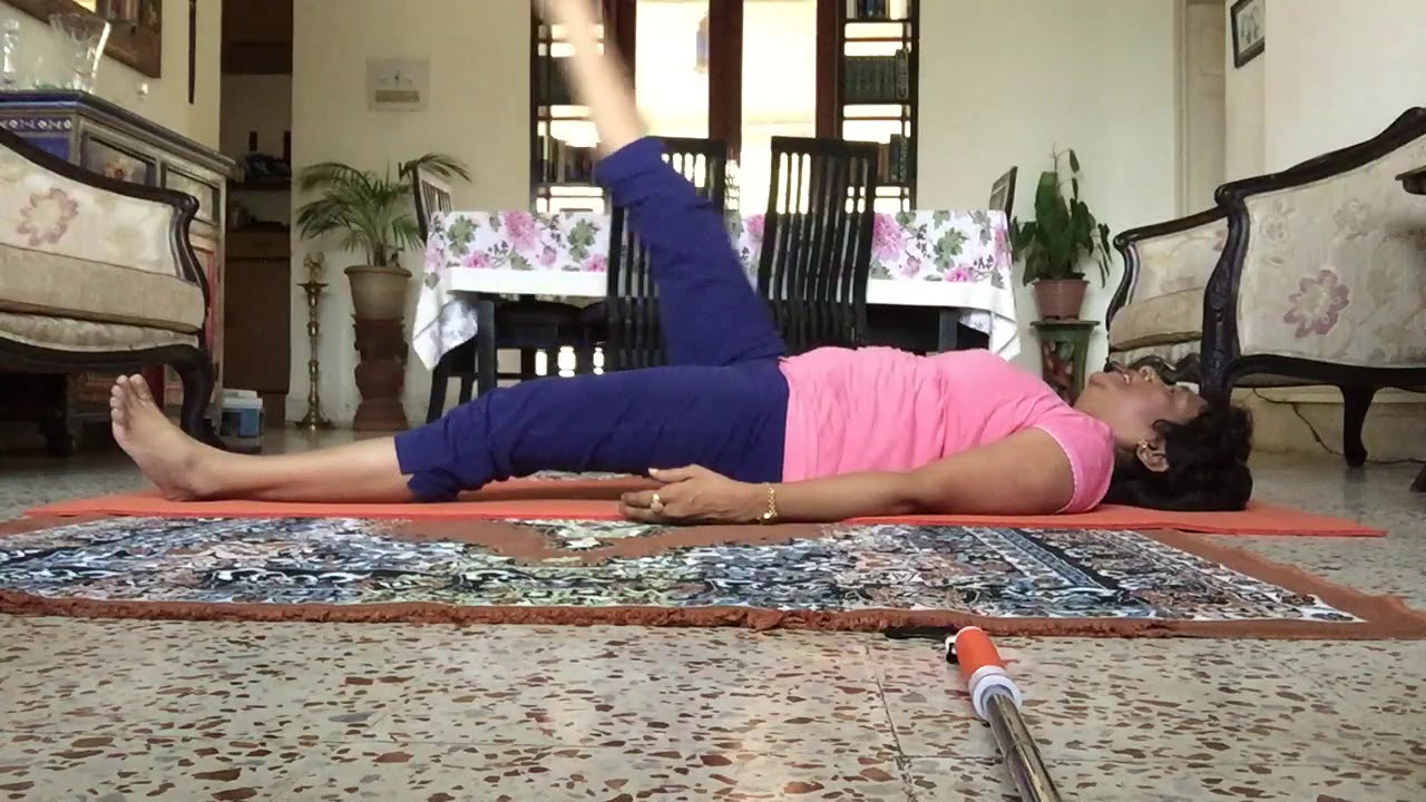 Yoga for digestion problems and tightening your stomach muscles - YouTube