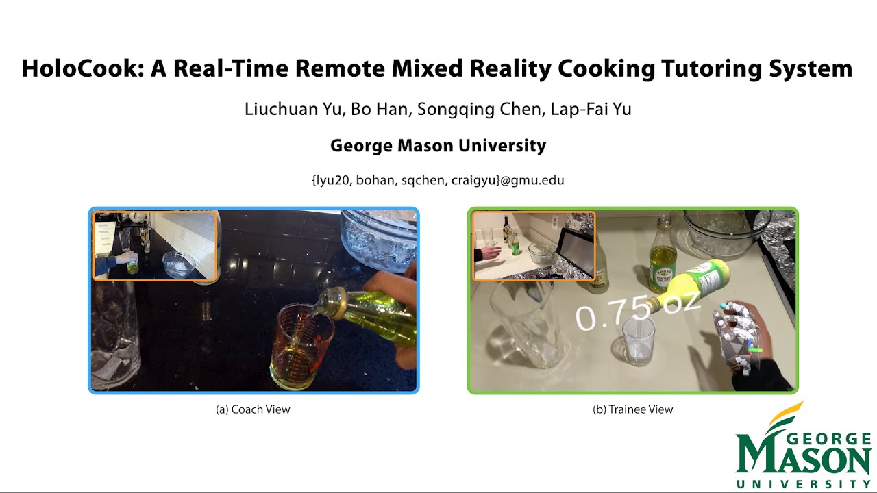 HoloCook: A Real-Time Remote Mixed Reality Cooking Tutoring System ...
